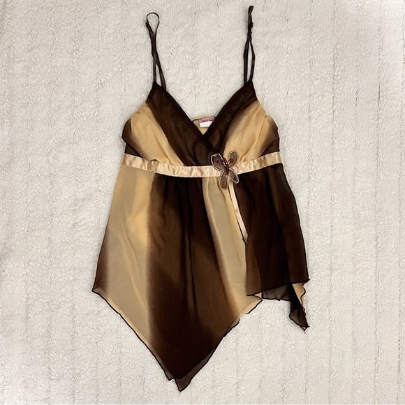 Unique Vintage | Tops | One Of A Kind Vintage Y2k Forest Fairy Top ...